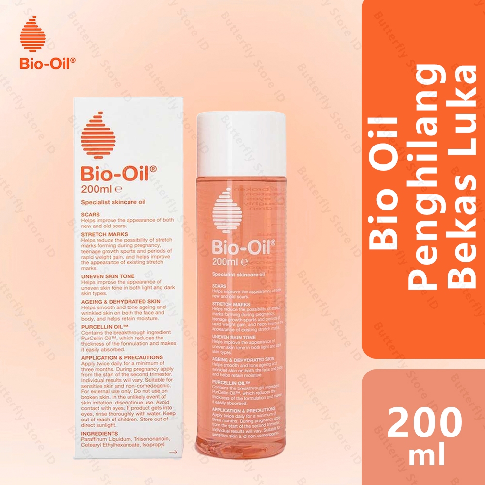Jual BIO OIL 200ML Penghilang Bekas Luka Stretch Mark/Penghilang Strech ...