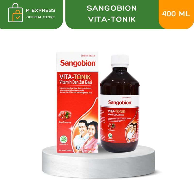 Jual [M EXPRESS] Sangobion vita tonik vitamin zat besi tambah darah ...