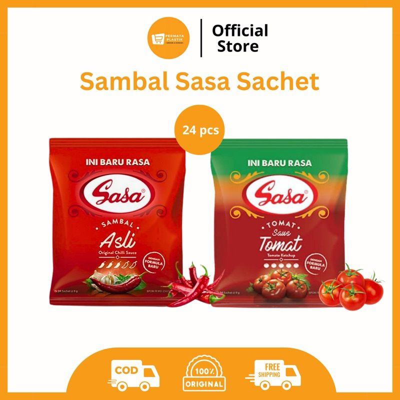 Jual Saos Sambal Sasa Sachet 9gr x 24 pcs | Shopee Indonesia