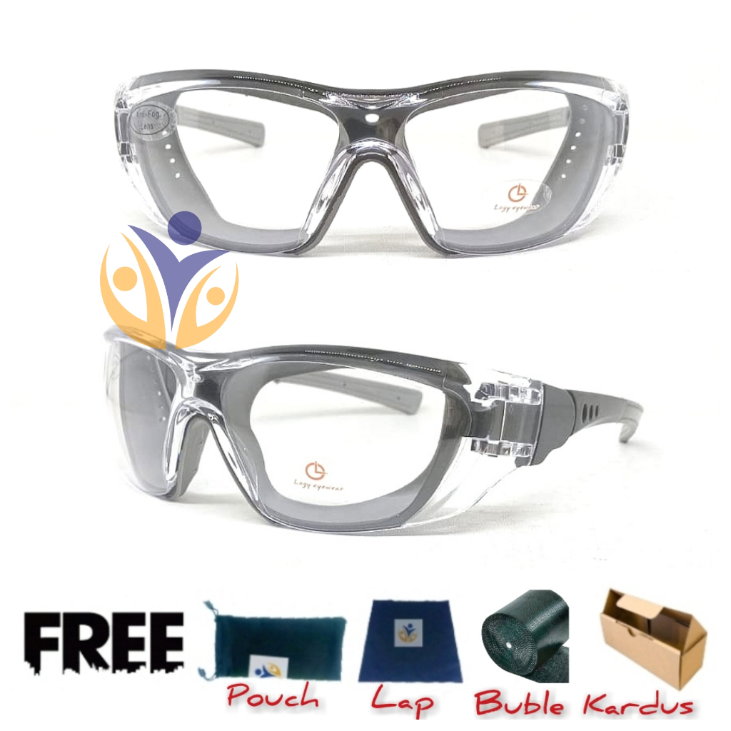 Jual Kacamata safety work clear fogless goggle tactical windshield ...