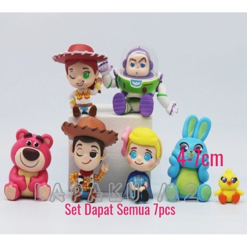 Jual Action Figure Toy Story Mirror and Friends Set isi 7pcs/Miniatur ...