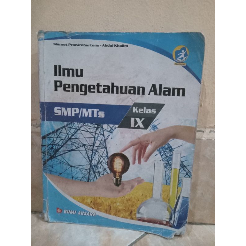 Jual Ilmu Pengetahuan alam untuk SMP MTS Kelas IX 9 3 Edisi Revisi 2013 Bumi Aksara | Shopee ...