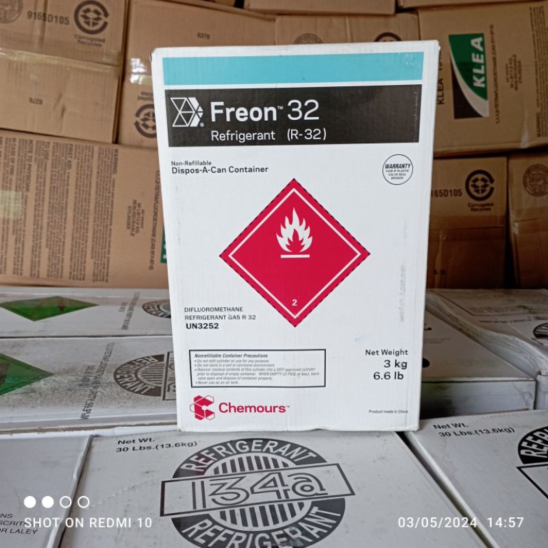 Jual FREON CHEMOURS R32 (3kg) | Shopee Indonesia