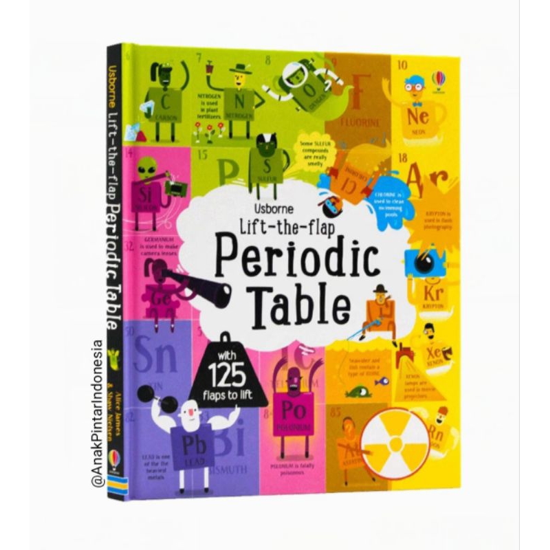 Jual USBORNE LIFT THE FLAP PERIODIC TABLE | Shopee Indonesia