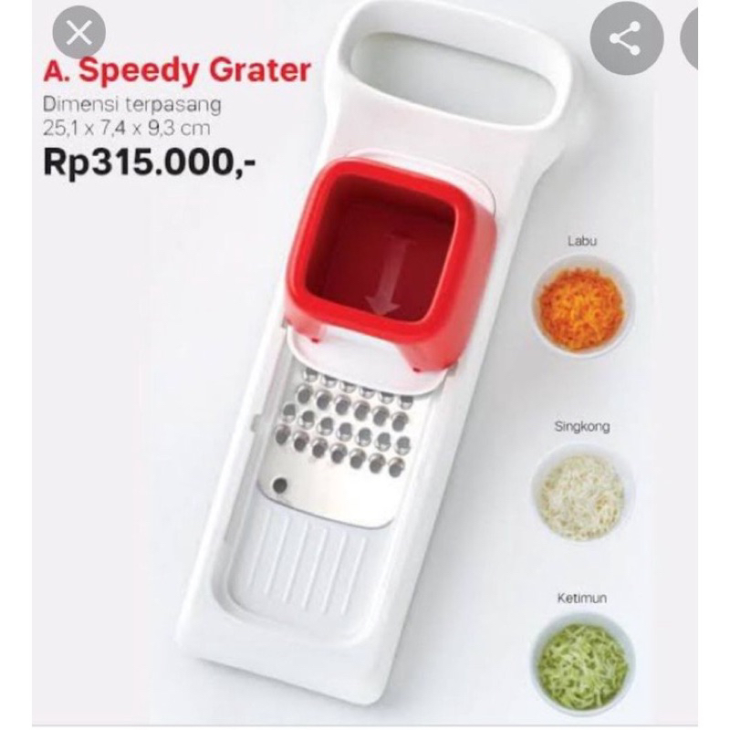 Jual Speedy greater tupperware/parutan | Shopee Indonesia
