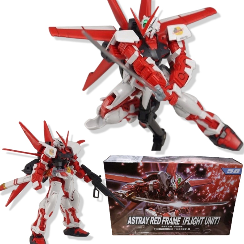 Jual KODE T57K HG Astray Red Frame Flight Unit 1144 High Grade ARF ...