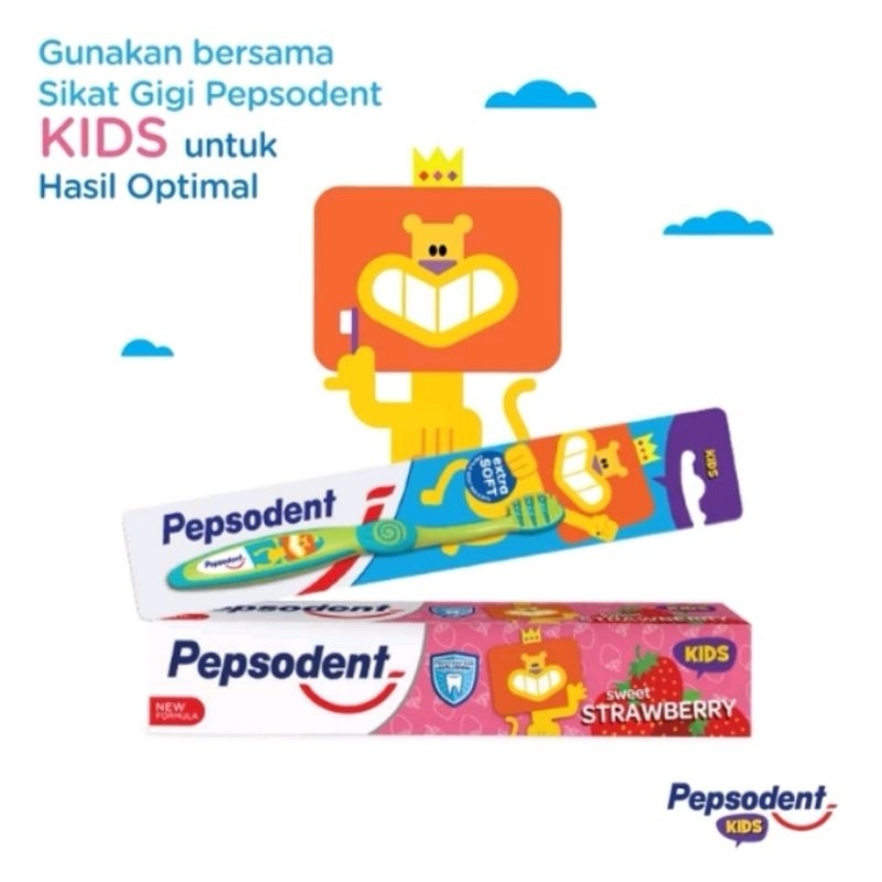 Jual PEPSODENT KIDS PASTA & SIKAT GIGI ANAK | Shopee Indonesia