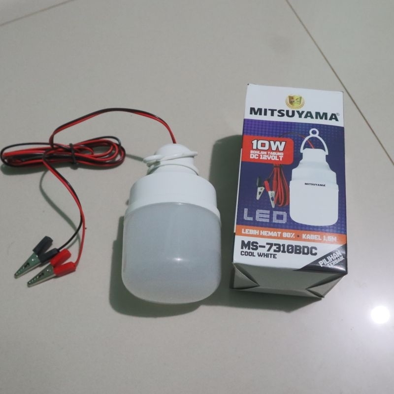 Jual Lampu Led Mitsuyama 12 volt 10 watt /Lampu aki 12 v DC/Lampu Darutat | Shopee Indonesia