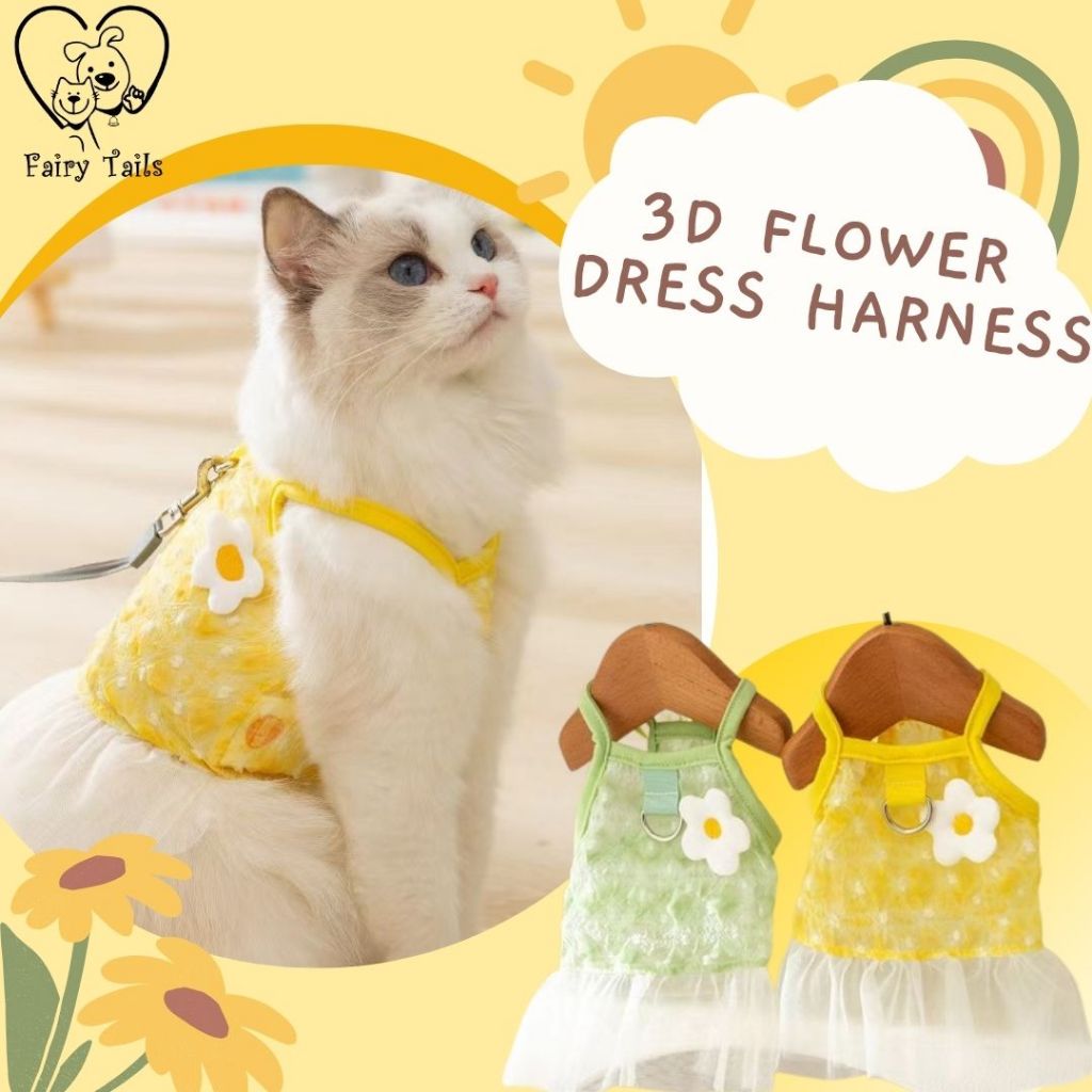 Jual 3D Dress Gaun Pesta Harness Tutu dengan Ring Pengait Tali Tuntun ...