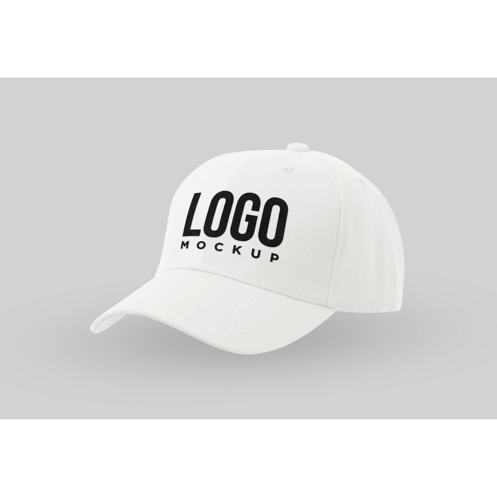 Jual Mockup Photoshop Topi Baseball (Logo di depan dan samping ...