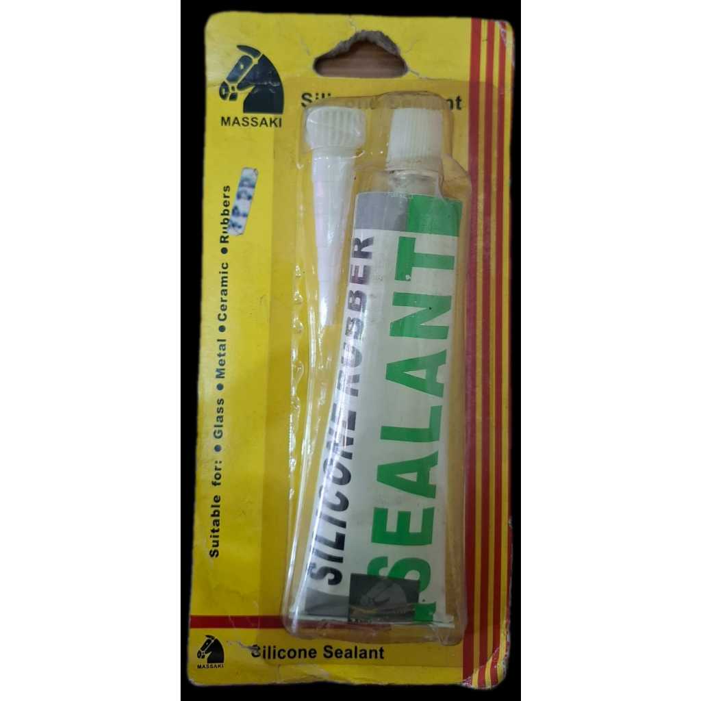 Jual LEM KACA / LEM SILICONE RUBBER SEALANT / LEM AQUARIUM 70GR ...