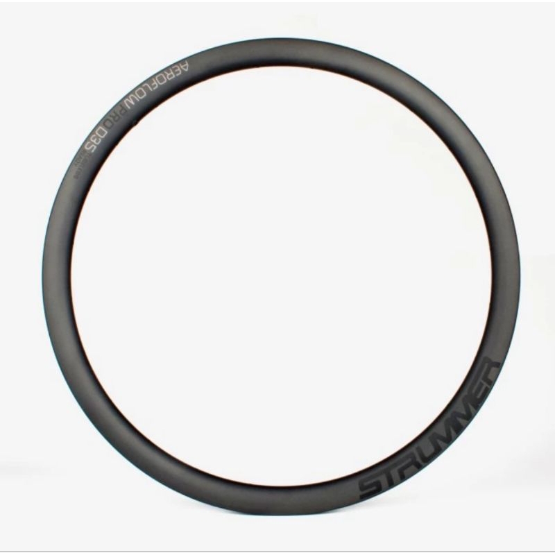 Jual Rims Velg Rim 700c Strummer Aeroflow Pro D35 Carbon 28H 35mm ...