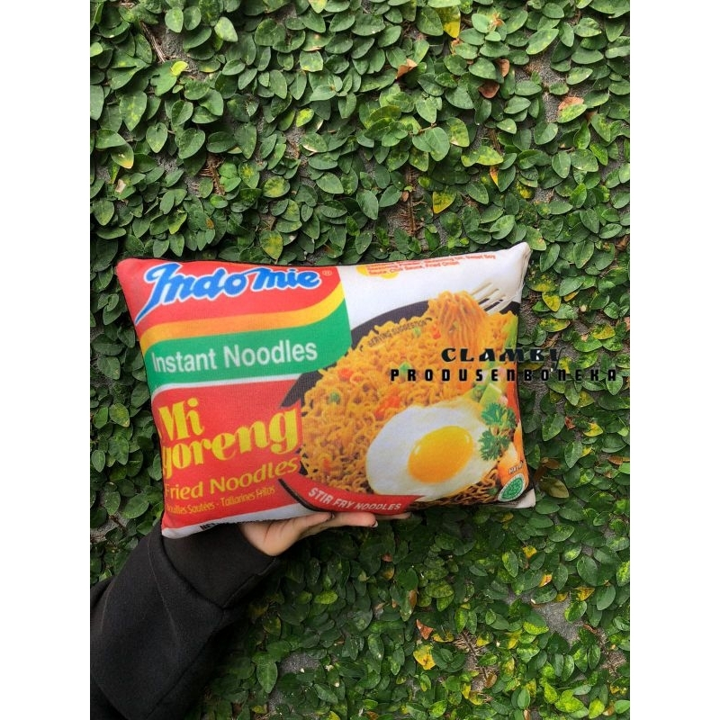 Jual Bantal Indomie | Bantal Viral | Bantal Snack | Bantal Lucu Unik ...