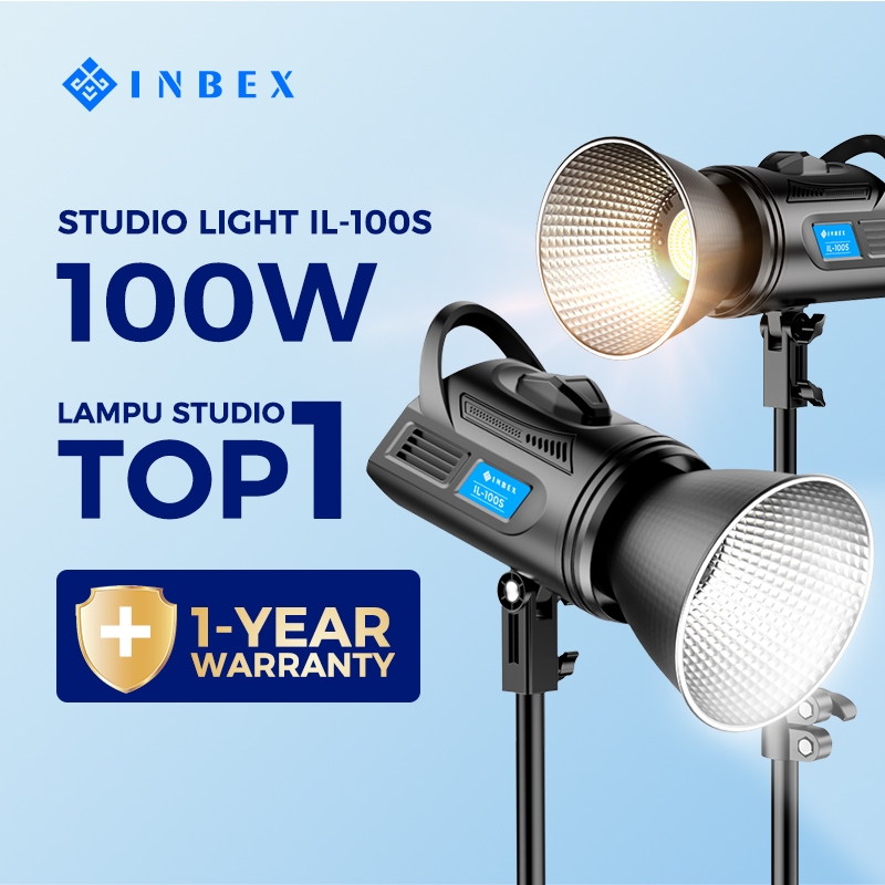 Jual INBEX IL-100S Foto Lighting Studio Softbox Lampu 100W Fotografi ...