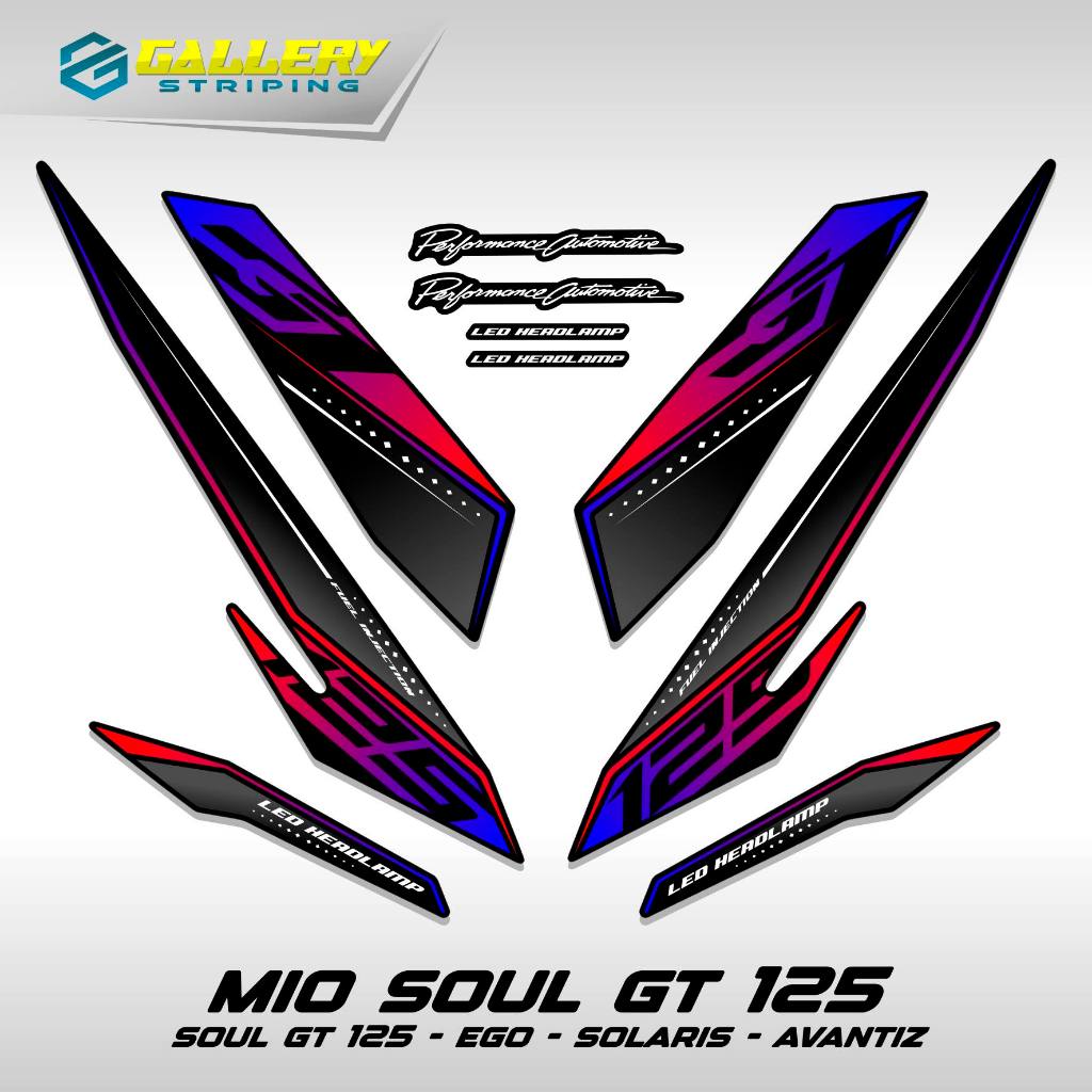 Jual Striping Mio Soul GT 125 Motif 13/Robot/Ego/Avantiz/Solariz/2012 ...
