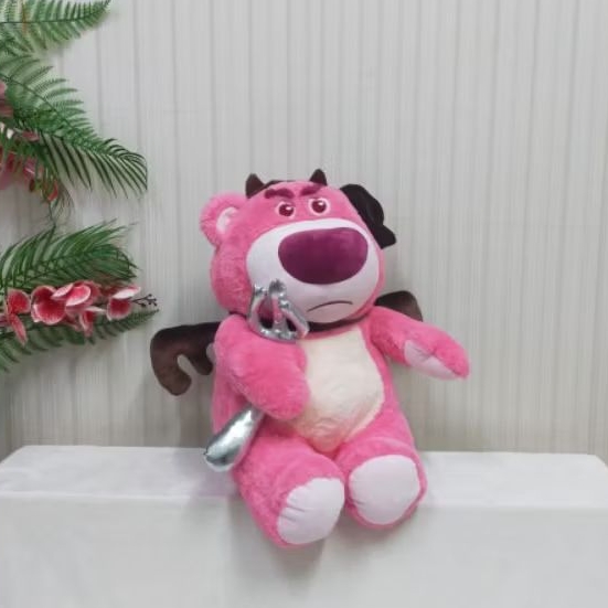 Jual Boneka Lotso Tanduk Size 50cm/18"/boneka karakter/boneka toy story ...