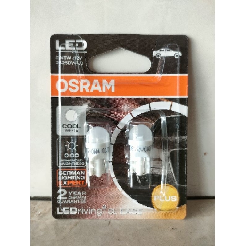Jual Bohlam Lampu LED T10 OSRAM 12V-1W COOL WHITE | Shopee Indonesia