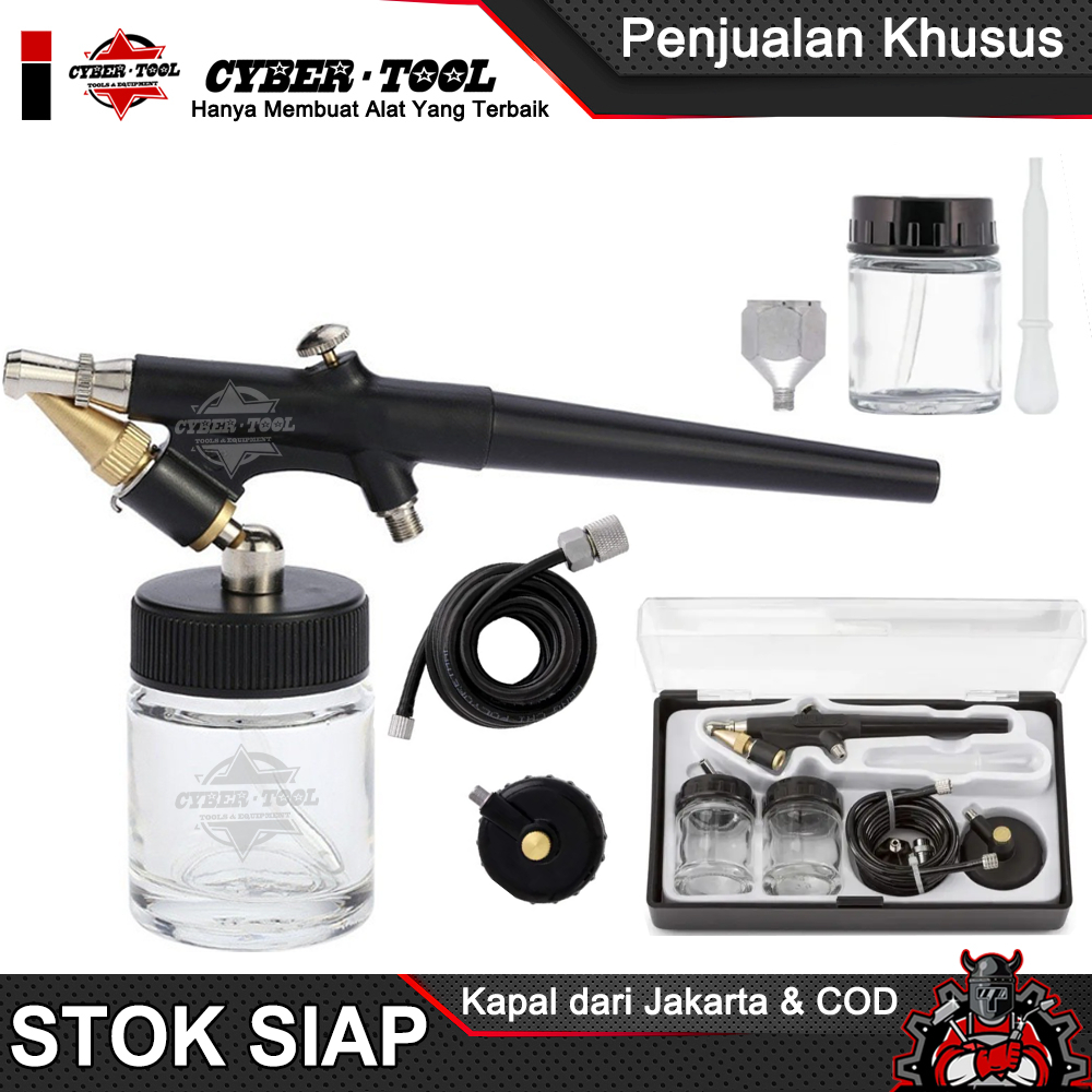 Jual Spray Gun Cat Alat Mengecat Benda Mobil Motor Mini Airbrush Paint ...