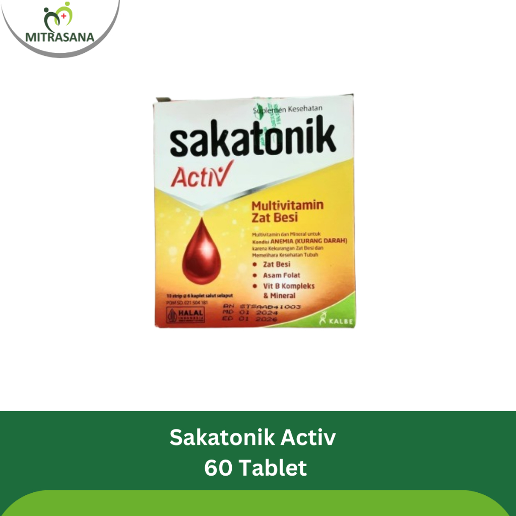Jual Sakatonik Activ Tablet | Shopee Indonesia