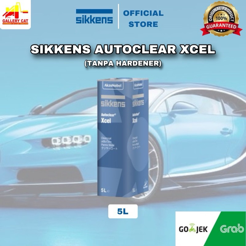 Jual PERNIS SIKKENS AUTOCLEAR XCEL 5L (CLEAR SAJA TANPA HARDENER) | Shopee Indonesia
