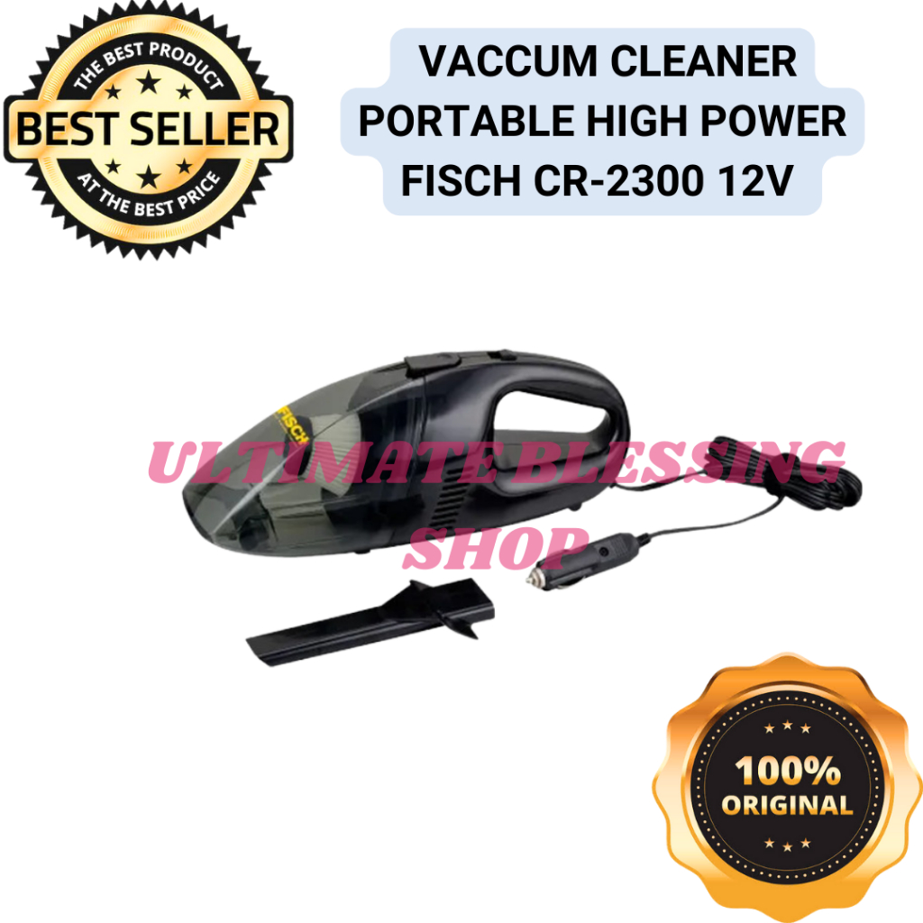 Jual Vacuum Cleaner Penghisap sedot Portable High Power FISCH CR-2300 12V - ULTIMATE BLESSING ...