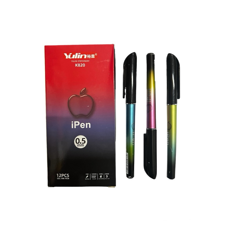 Jual ( 12 pcs ) GEL PEN YULIN / GEL iPEN 0.5 mm | Shopee Indonesia