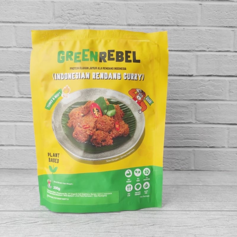 Jual Green Rebel Padang Style Rendang Curry Siap Saji Vegan Vegetarian ...