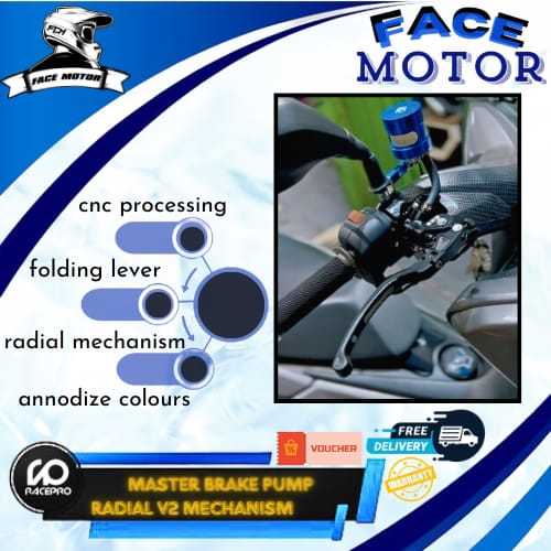 Jual Racepro Master Rem Double Radial Race Pro Nmax Pcx Adv Vario 160 ...