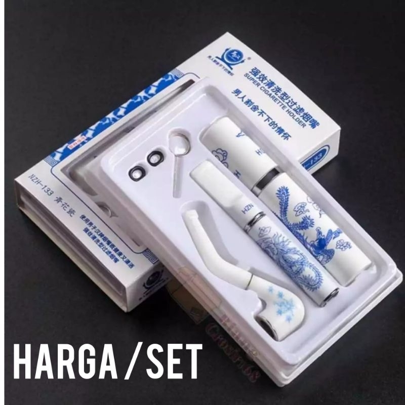 Jual Pipa Filter Saringan Asap 1 Set - Saringan Filter Asap Permanen ...