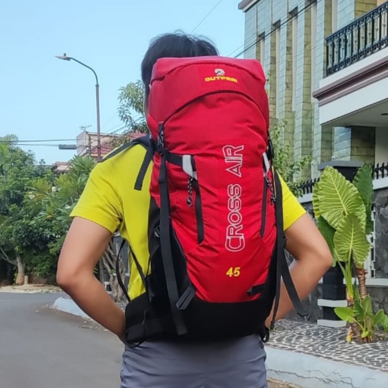 Jual Carrier 45 Liter Tas Gunung Pria Wanita Carier Tas Hiking Outdoor Keril Murah Tas Ransel ...