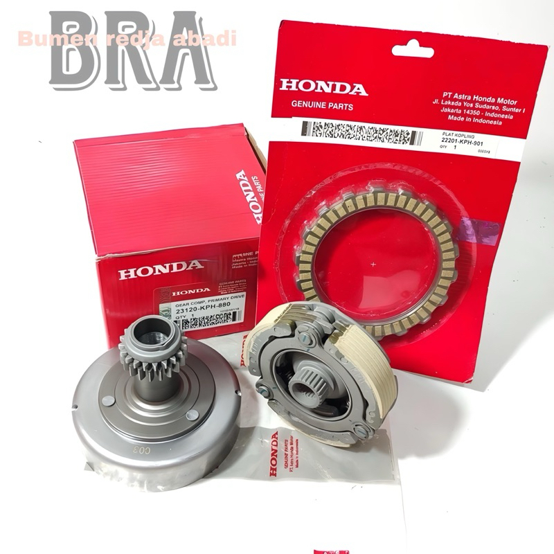 Jual Lonceng komplit supra x 125 + kampas ganda assy + plat kopling supra x 125 Honda karisma ...