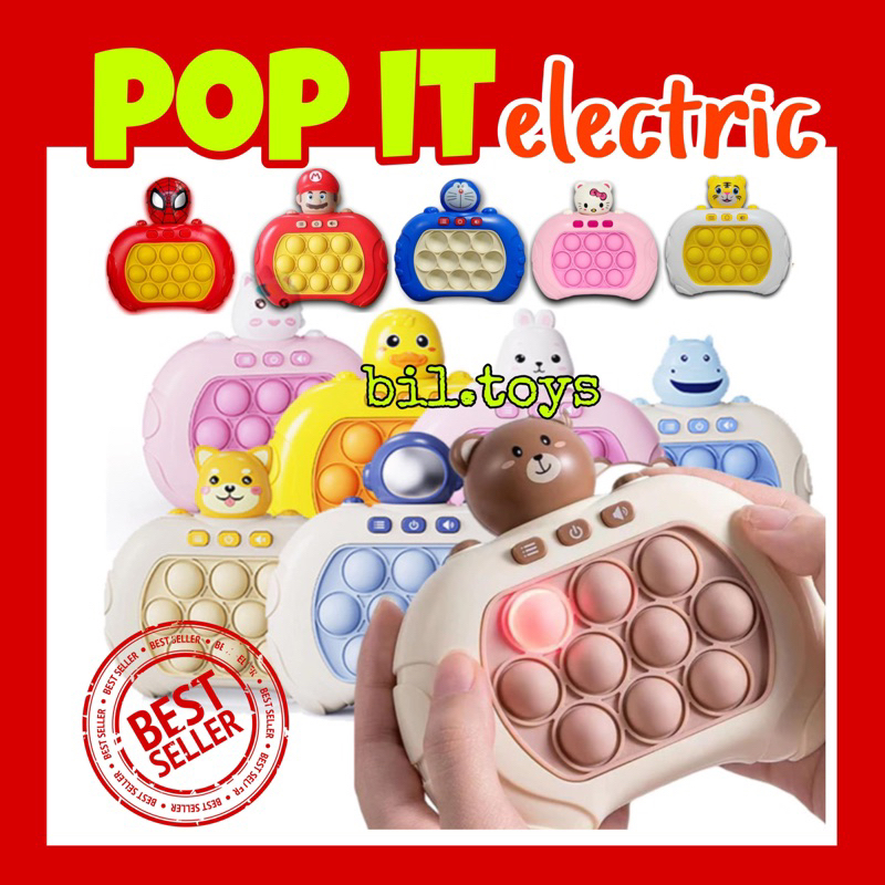 Jual MAINAN ANAK VIRAL POP IT ELEKTRIK PUSH GAME CHALLENGE FIDGET TOYS ...