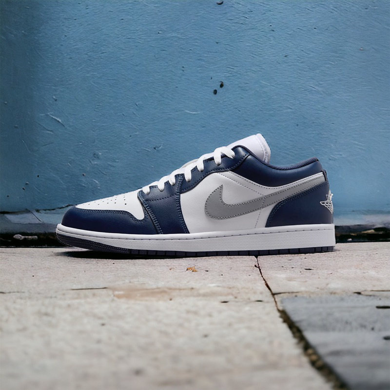 Jual [ORIGINAL] AJ1 Low Midnight Navy BNIB Resmi | Shopee Indonesia