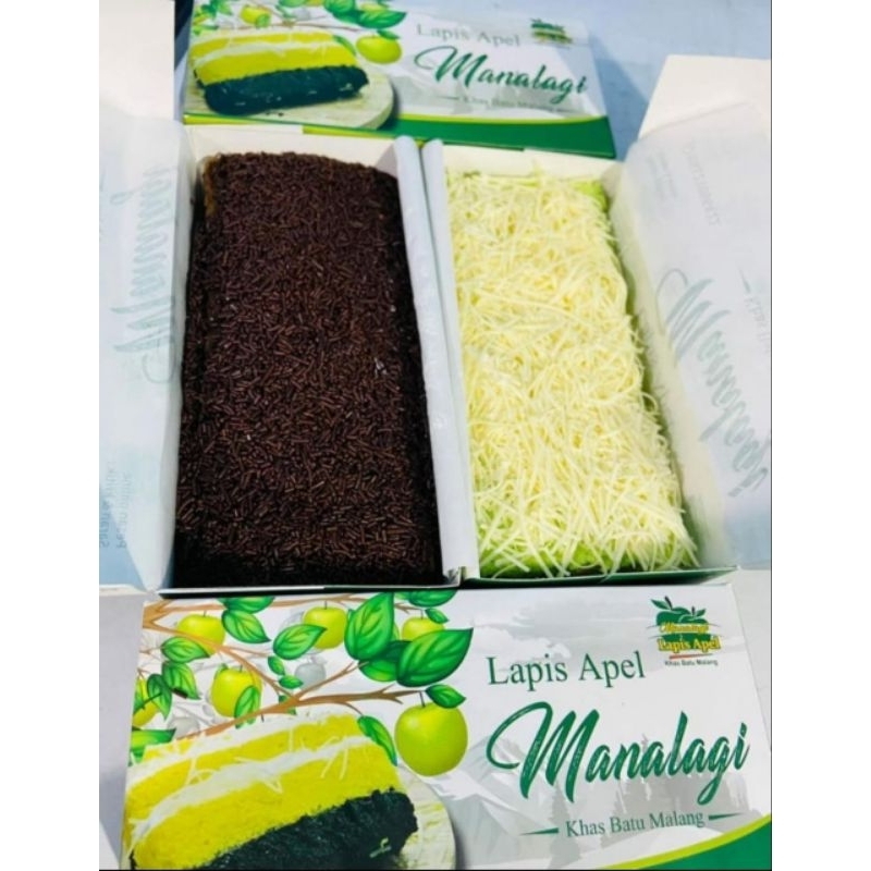 Jual kue lapis by apel manalagi oleh-oleh khas batu malang | Shopee ...