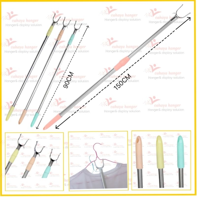 Jual tongkat sodokan galah baju tongkat hanger baju | Shopee Indonesia