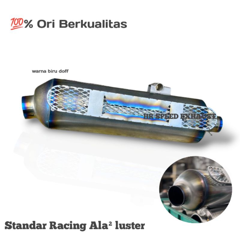 Jual selincer standar racing costum ala ala luster original hr speed exhaust | Shopee Indonesia
