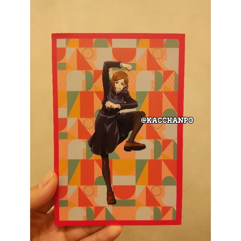 Jual Official Postcard JJK Chair & OP ED Ryomen Sukuna Megumi Fushiguro ...