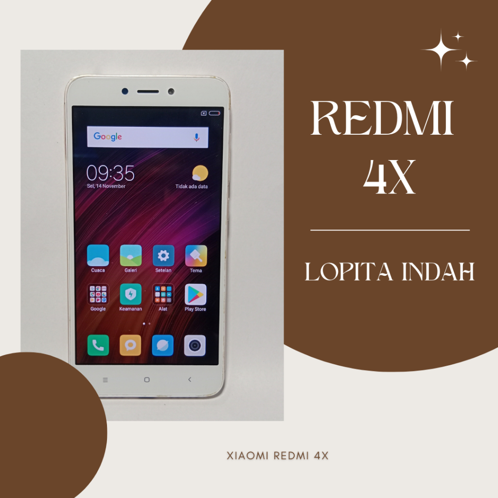 Jual Xiaomi Redmi 4X Ram 2/16 GB Fingerprint Hp Android Second Murah ...