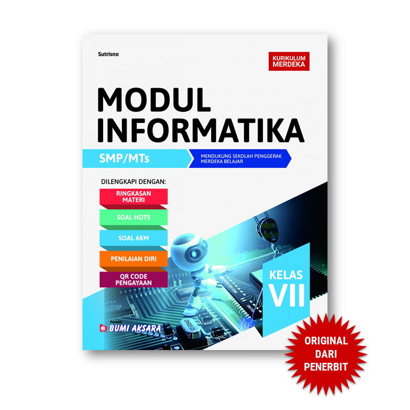Jual Modul Informatika Kelas VII SMP MTs Kurikulum Merdeka - Revisi ...