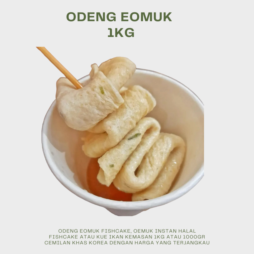 Jual BSS STORE - Odeng Eomuk Fishcake Odeng Papan Jajanan Korea 1 kg ...