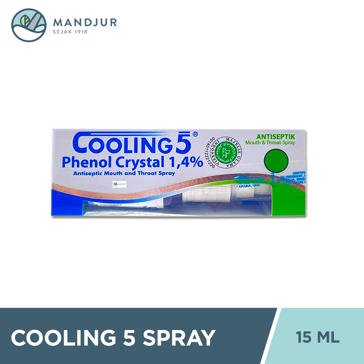 Jual Cooling 5 Spray (Cool Mint) - Obat Sariawan dan Sakit Tenggorokan ...