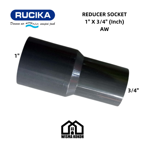 Jual RUCIKA VLOK SOK / REDUCER SOCKET PVC 1" X 3/4" (Inch) AW | Shopee ...