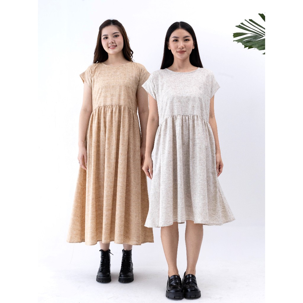 Jual Bigjill Vianca Long Dress Wanita Korean Style | Shopee Indonesia