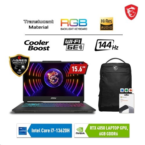 Jual MSI CYBORG 15 CORE I7 RTX4050 6GB - 16GB 512GB W11+OHS 15.6FHD ...
