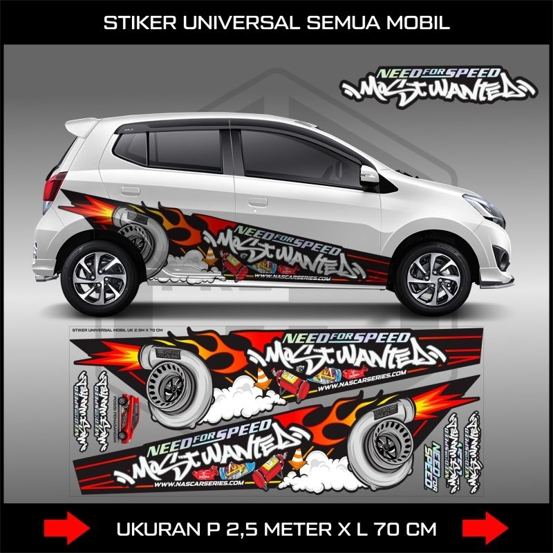 Jual Decal Stiker All Tipe Mobil Civic, Xenia, Avanza, Fortuner ...