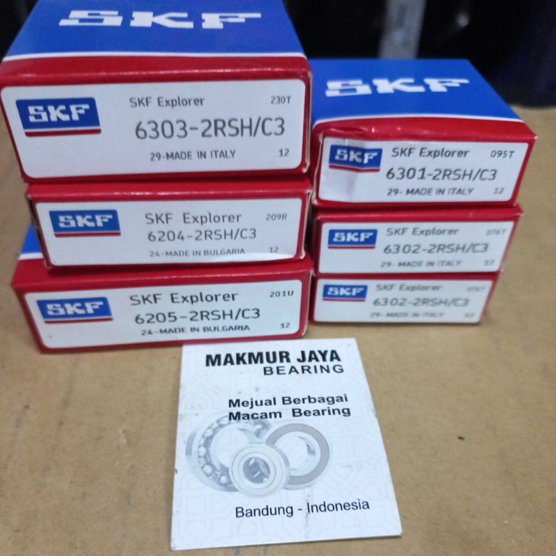 Jual BEARING SET GEAR BOX MOTOR KOMPLIT YAMAHA NMAX merek SKF | Shopee ...