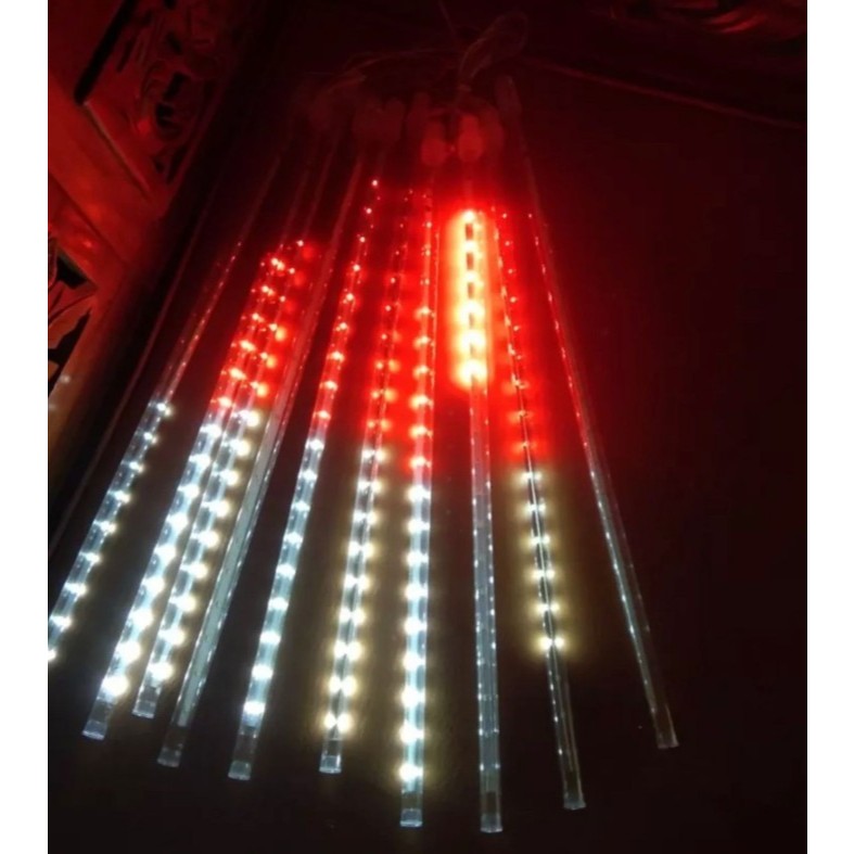 Jual Lampu Meteor LED Merah Putih 50cm - Lampu Hujan Merah Putih RGB ...
