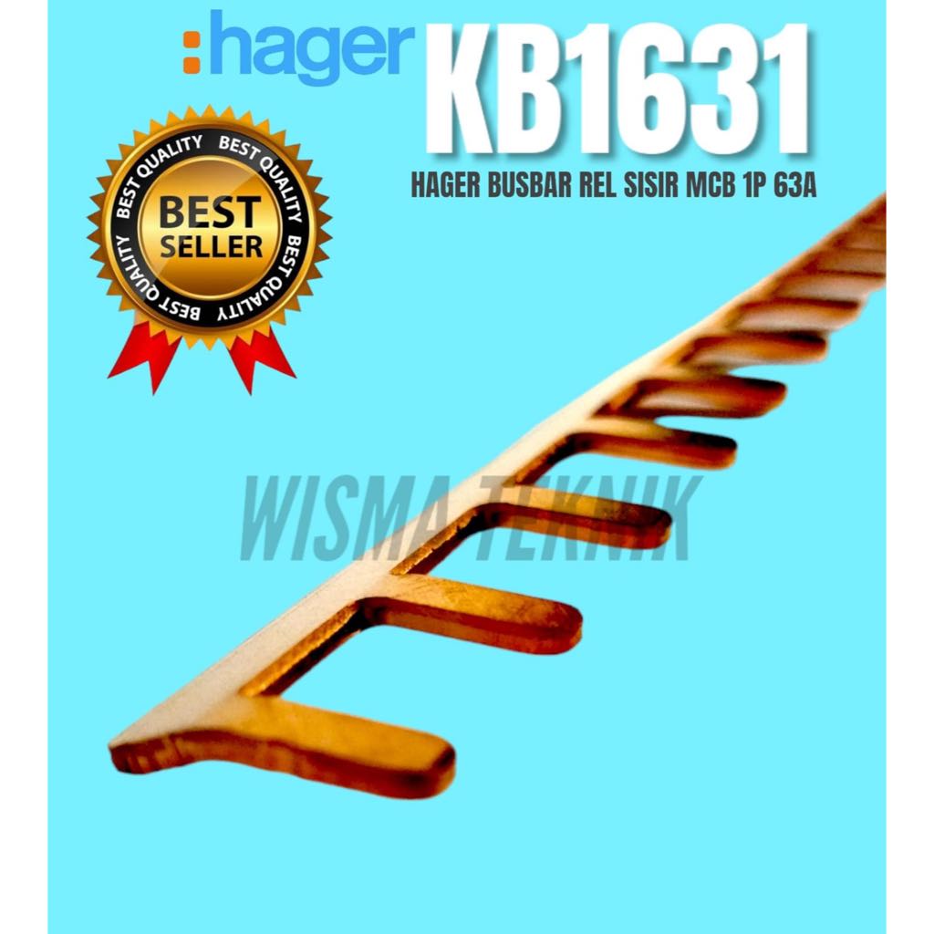 Jual Rel Sisir / MCB Busbar / Busbar Sisir / Jumperan Mcb 1P HAGER ...