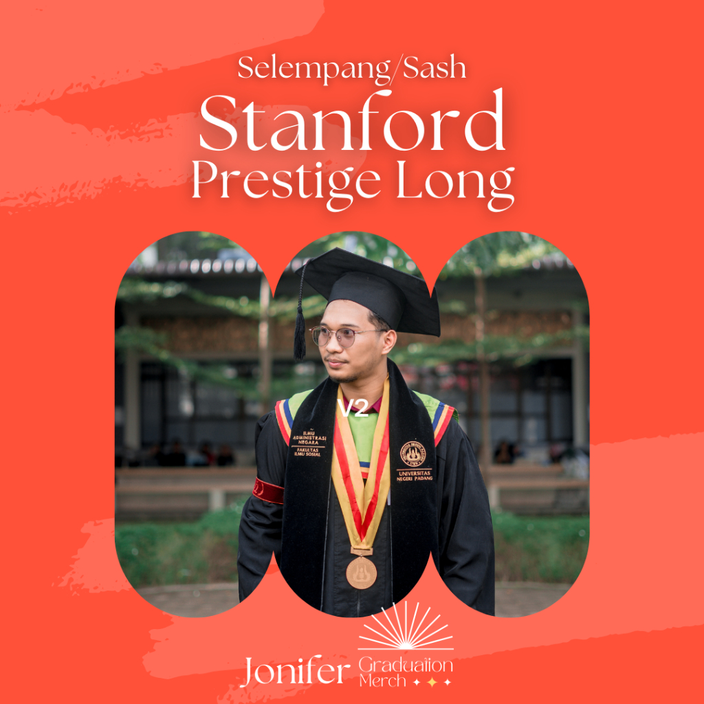 Jual Selempang Wisuda Stanford Beludru Premium - Kalung leher / Samir Wisuda | Shopee Indonesia