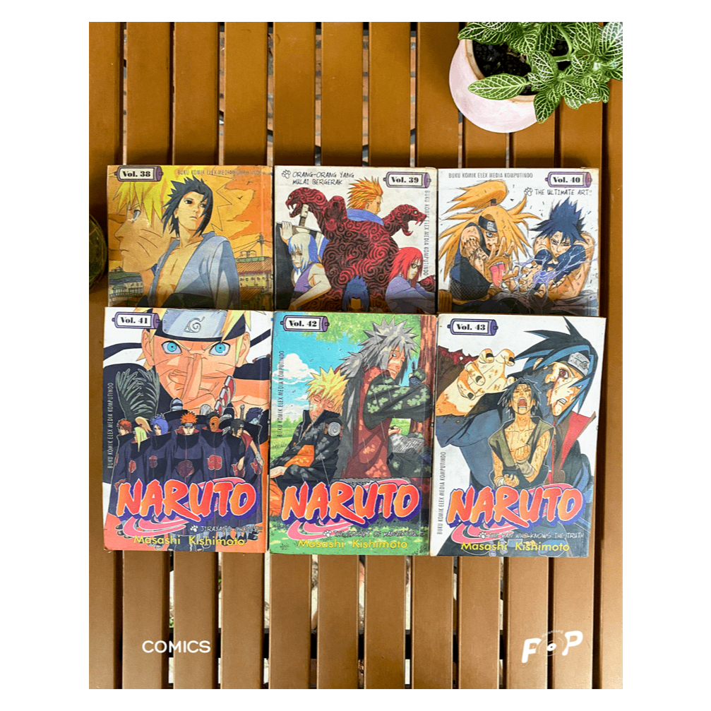 Jual Komik Naruto Vol 38-43 Cabutan - Masashi Kishimoto (Preloved/Bekas) | Shopee Indonesia